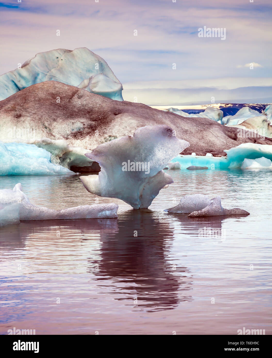 Drift ice Ice Lagoon Stock Photo - Alamy