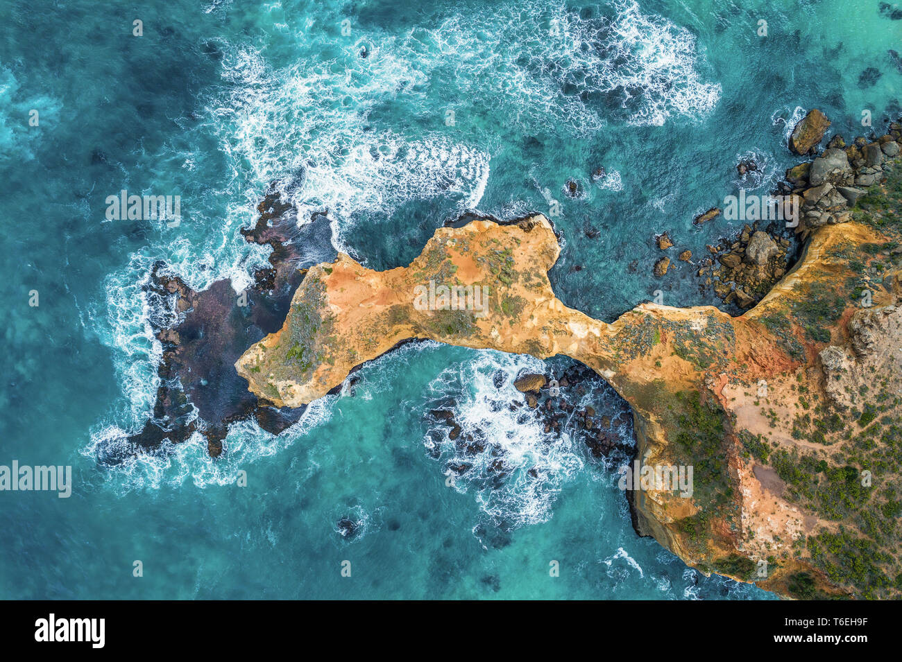 Aerial view eroded rock formation hi-res stock photography and images ...