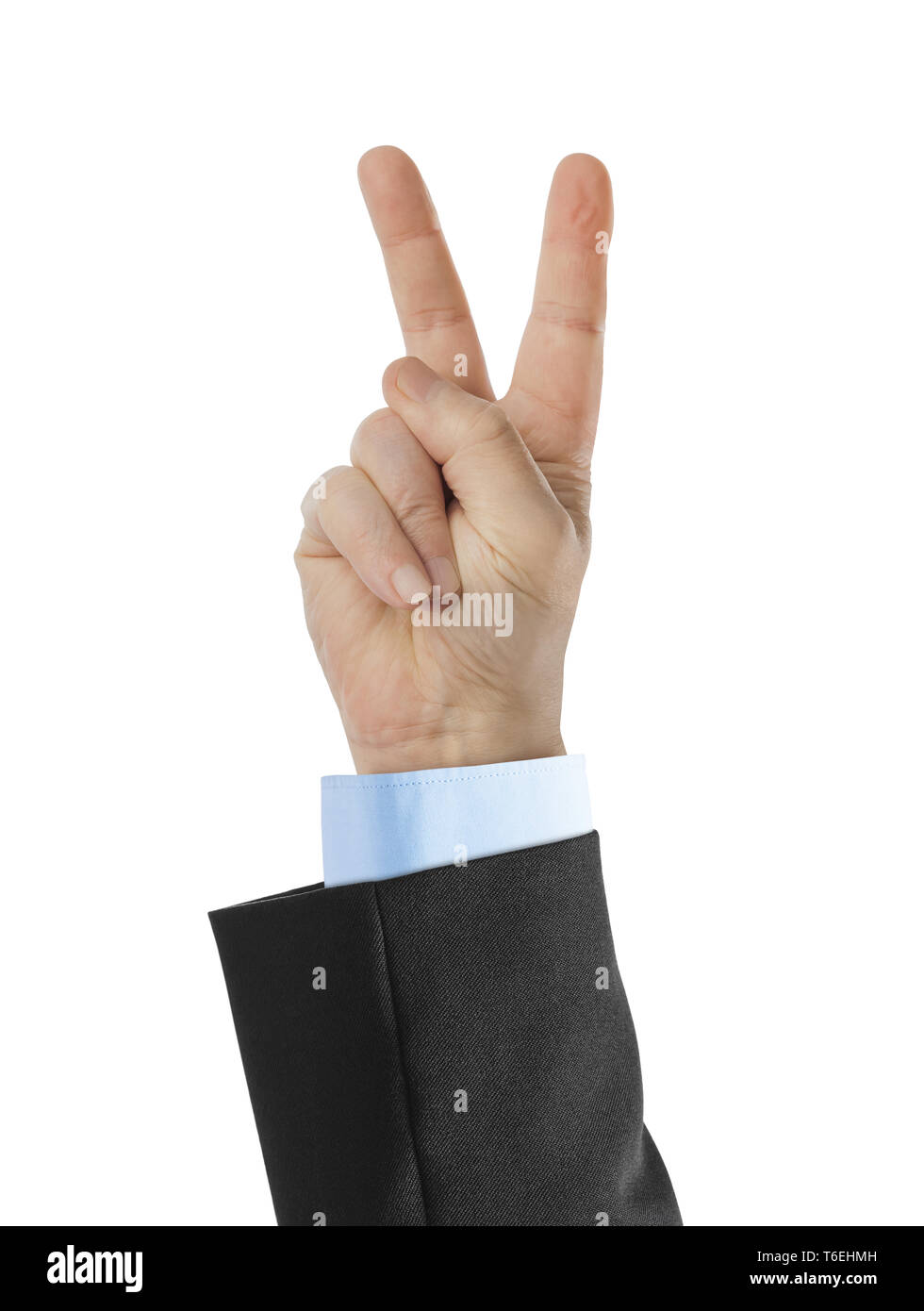 Victory sign hand hi-res stock photography and images - Alamy