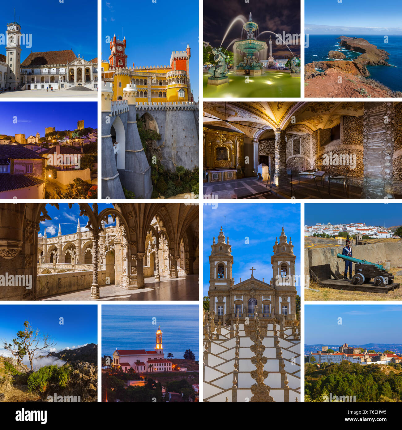 Collage of Portugal travel images (my photos Stock Photo - Alamy