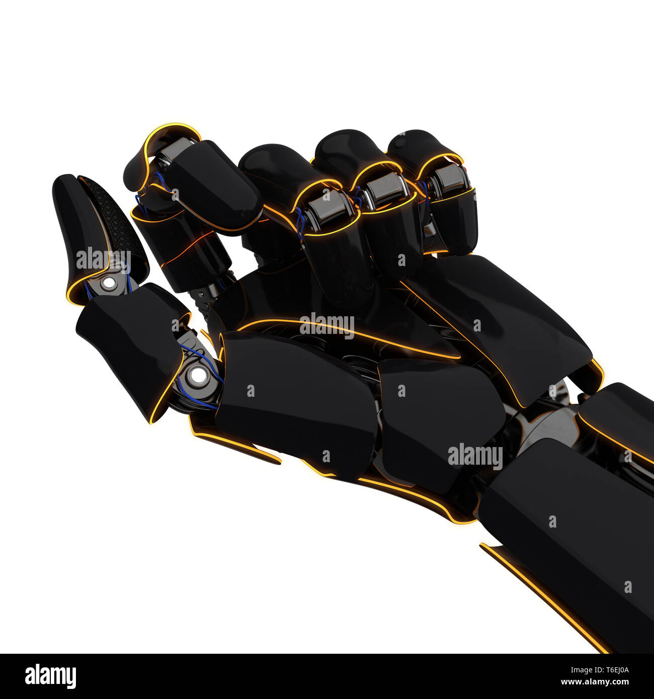 3D rendering robotic hand Stock Photo - Alamy