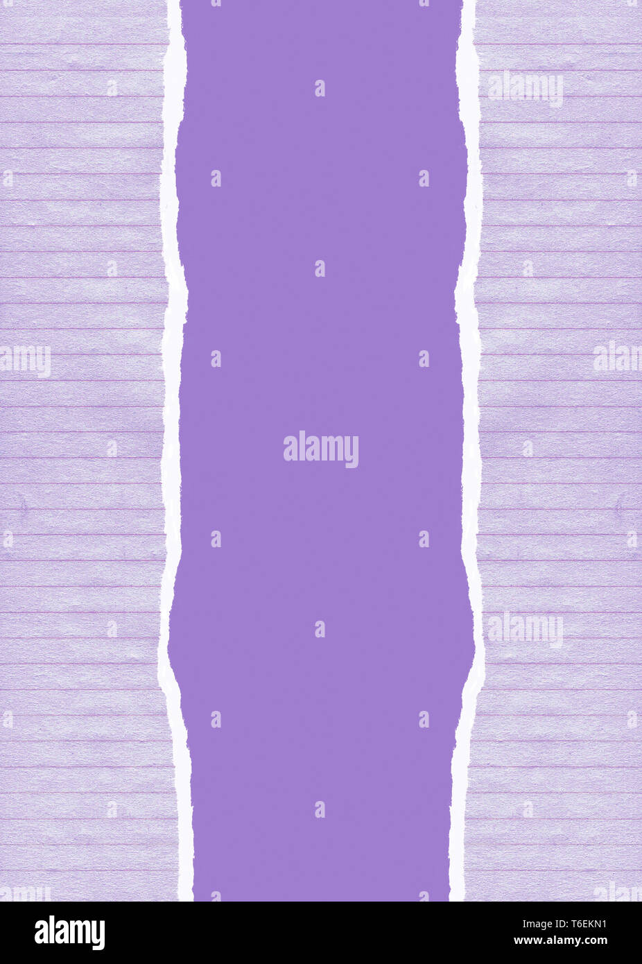 Ripped lined paper background Stock Photo - Alamy
