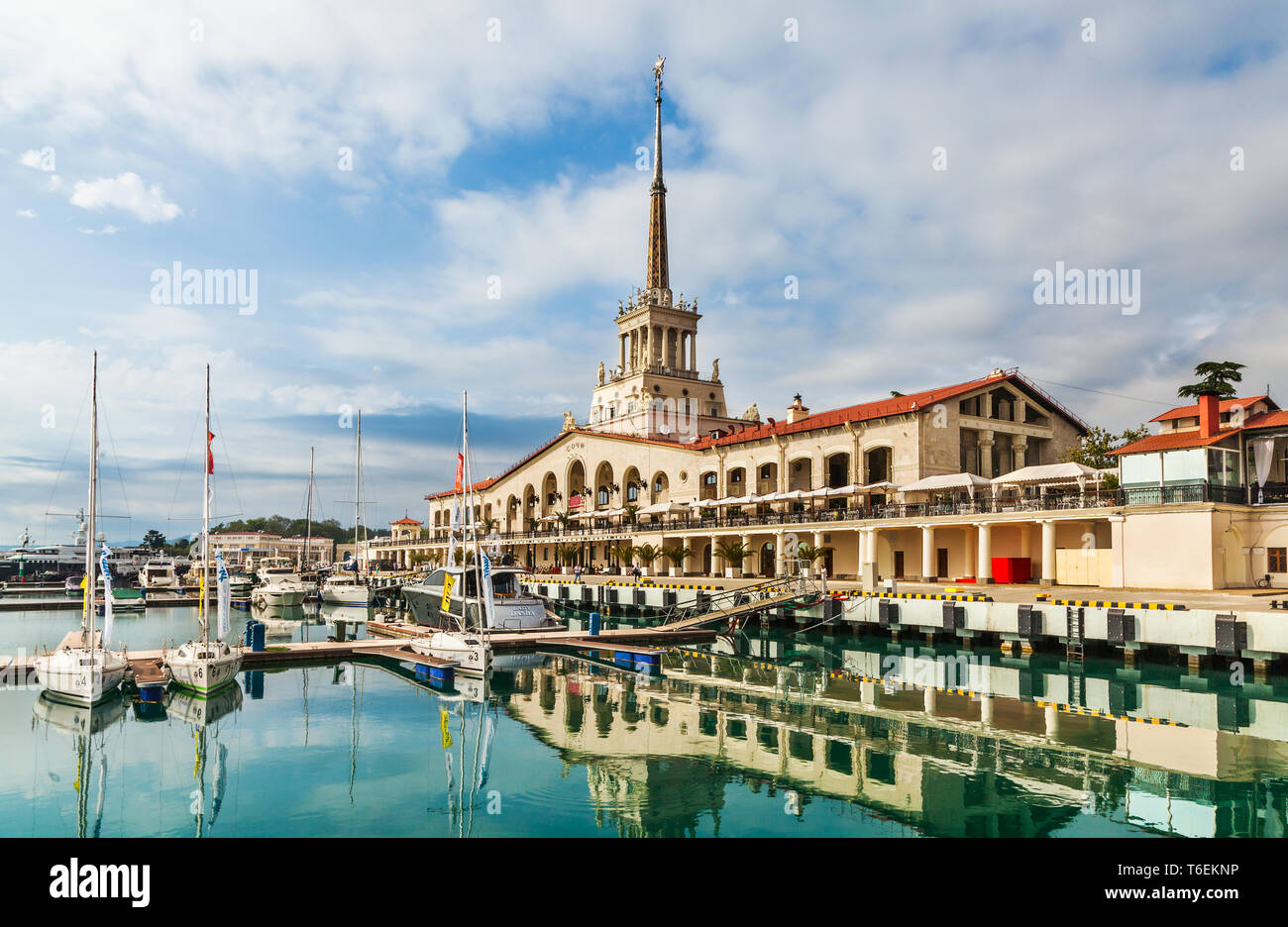 Sochi passenger port Stock Photo - Alamy