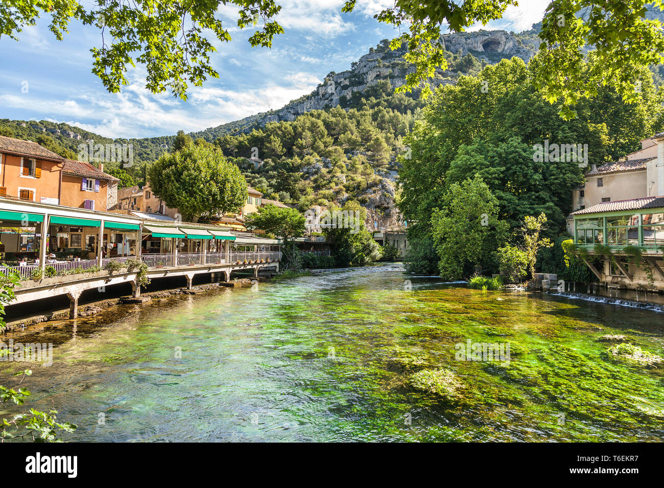 Fontaine de Vaucluse in Provence Stock Photo - Alamy