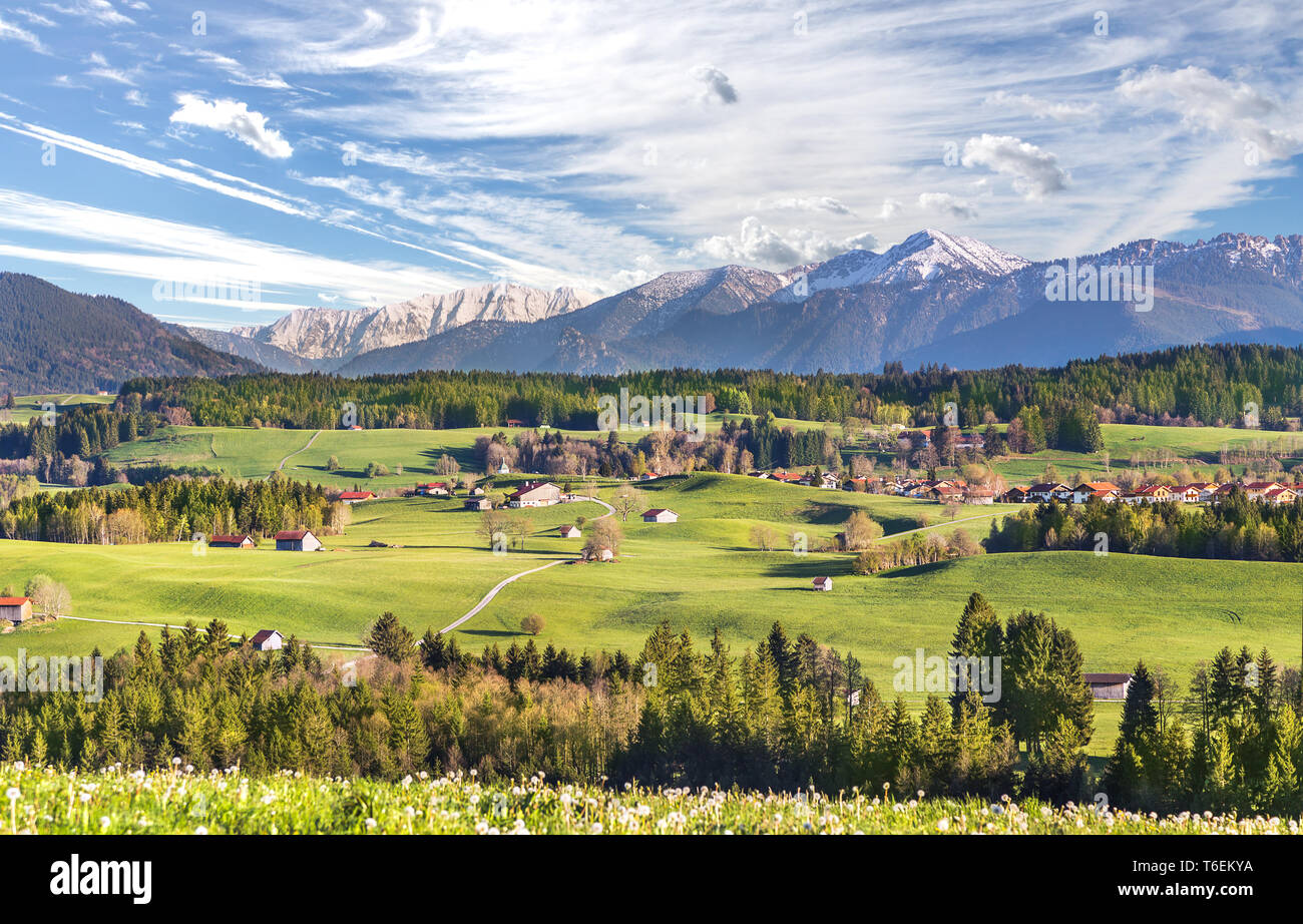 Evening in alps hi-res stock photography and images - Alamy