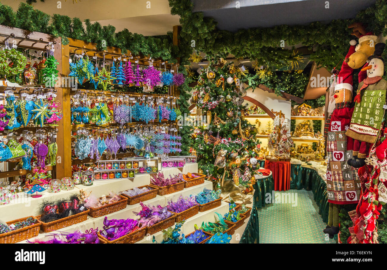 Traditional German toys in shop Stock Photo - Alamy