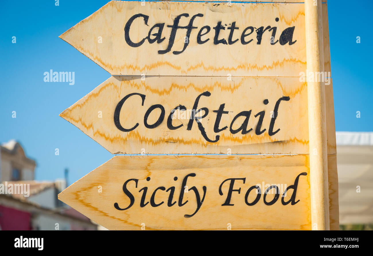 Caffetteria sign hi-res stock photography and images - Alamy
