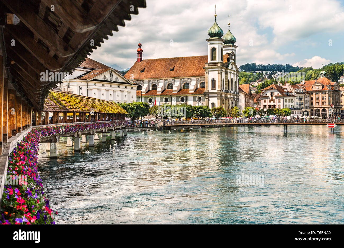 Historic city center of Lucerne Stock Photo - Alamy