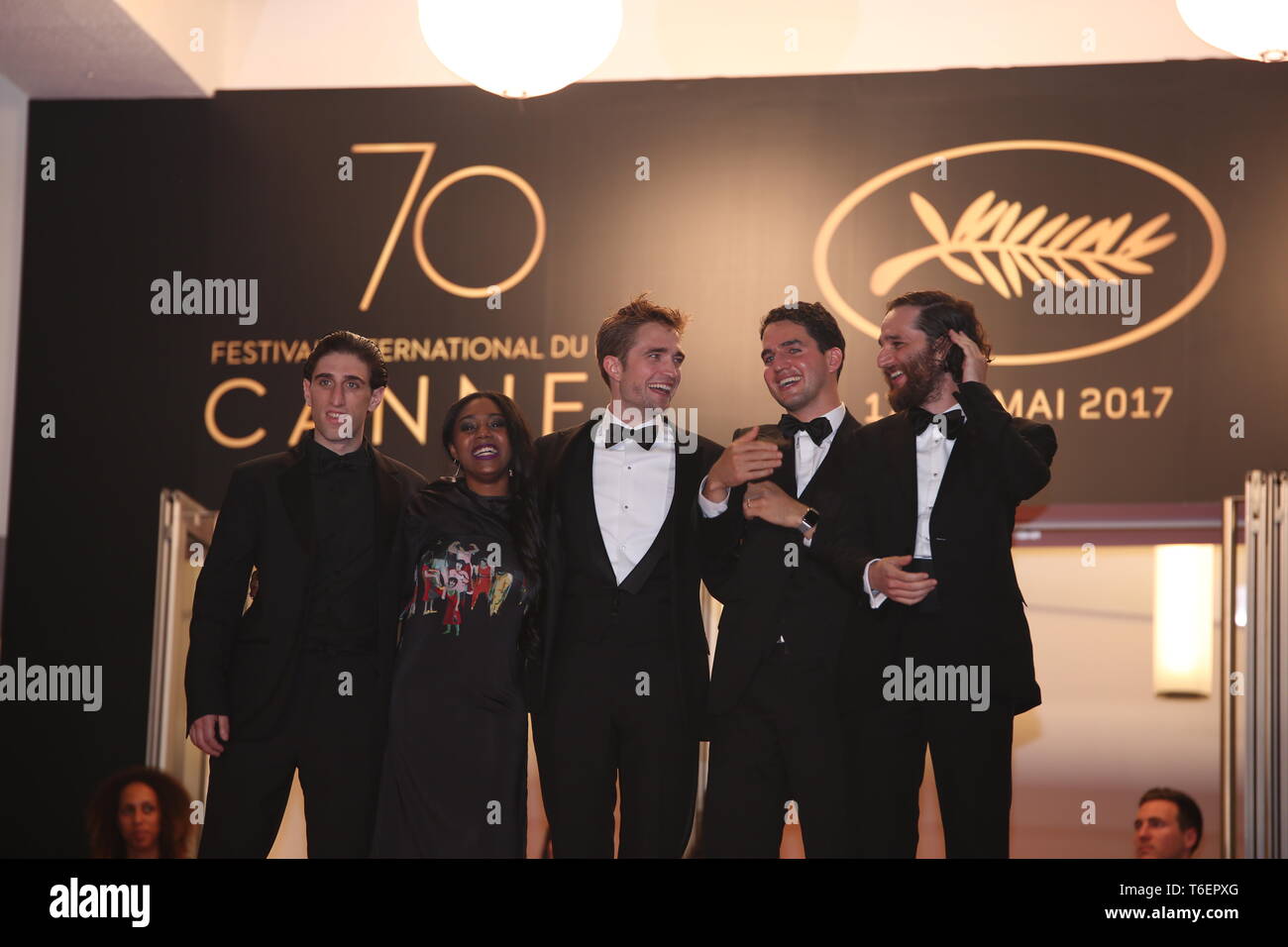 CANNES, FRANCE – MAY 25, 2017: Cast members attend the screening of ...