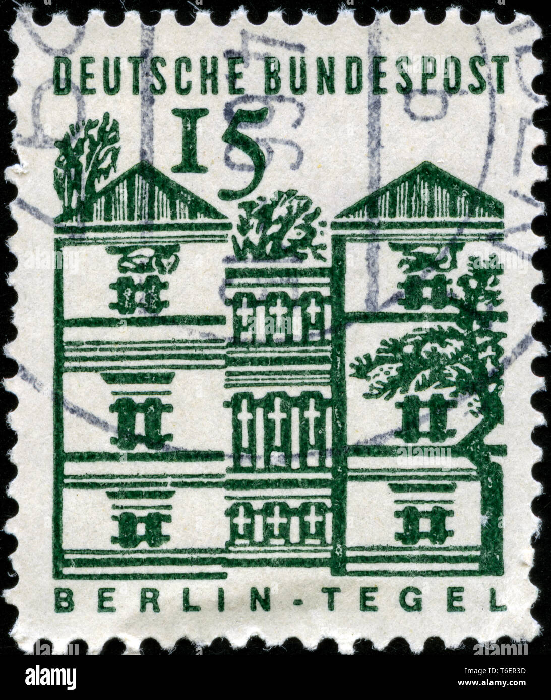Postage stamp from the Federal Republic of Germany in the German ...