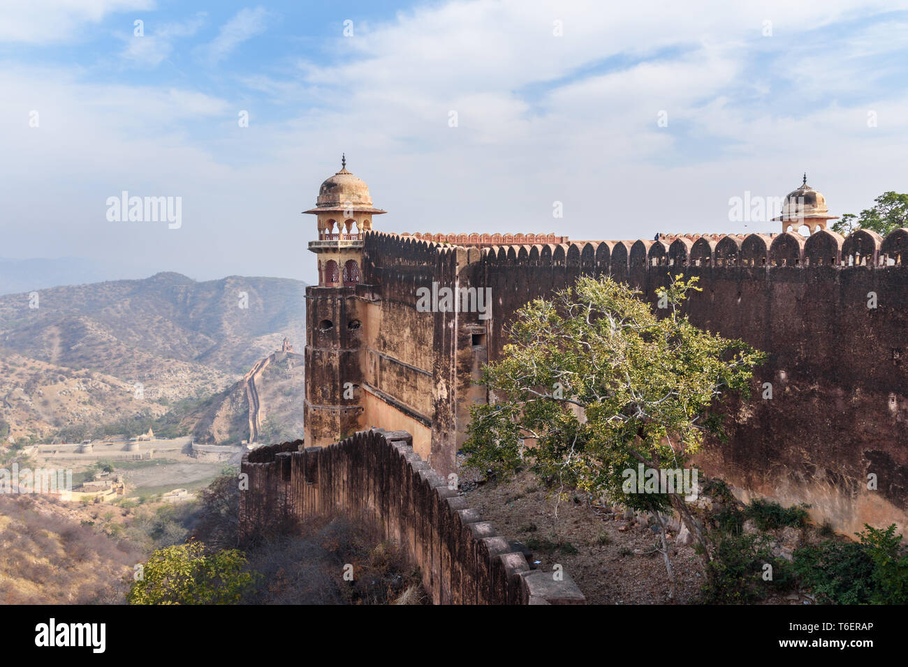 Jaigarh Fort in Amer. Jaipur Rajasthan. India Stock Photo - Alamy