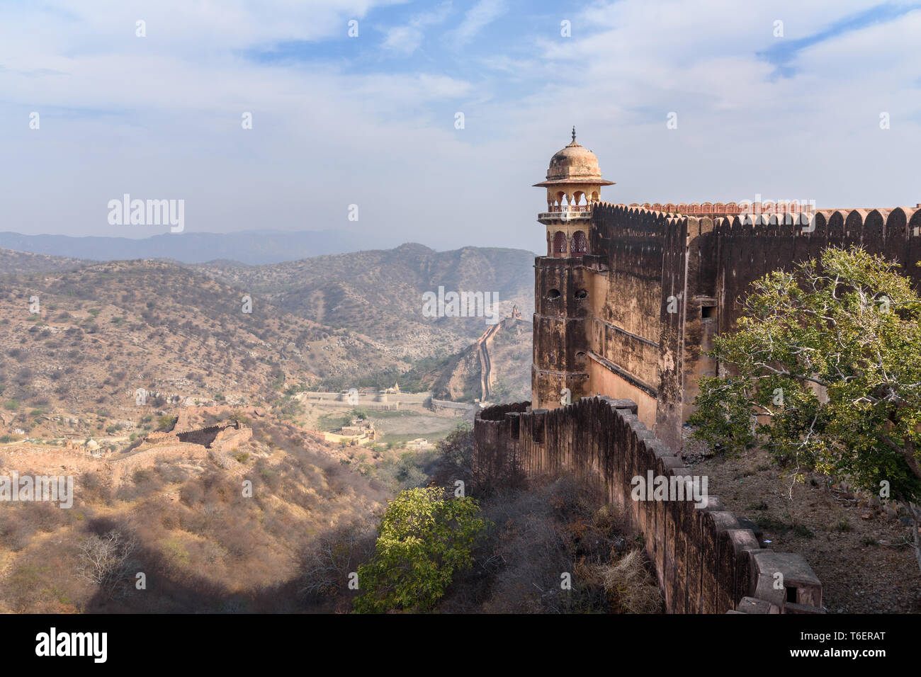 Jaigarh Fort in Amer. Jaipur Rajasthan. India Stock Photo - Alamy