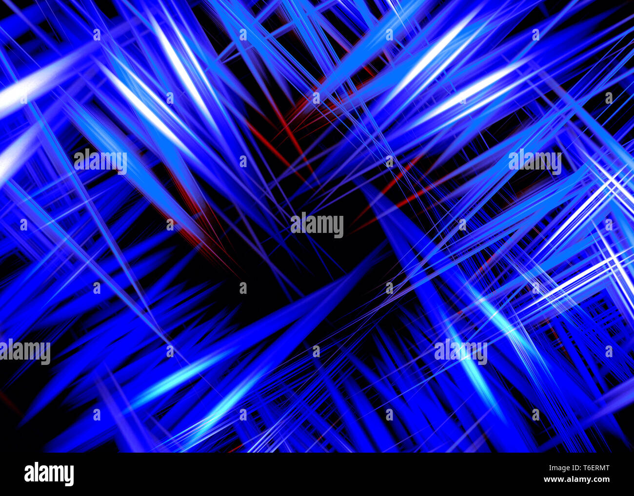Blue light trails background Stock Photo - Alamy