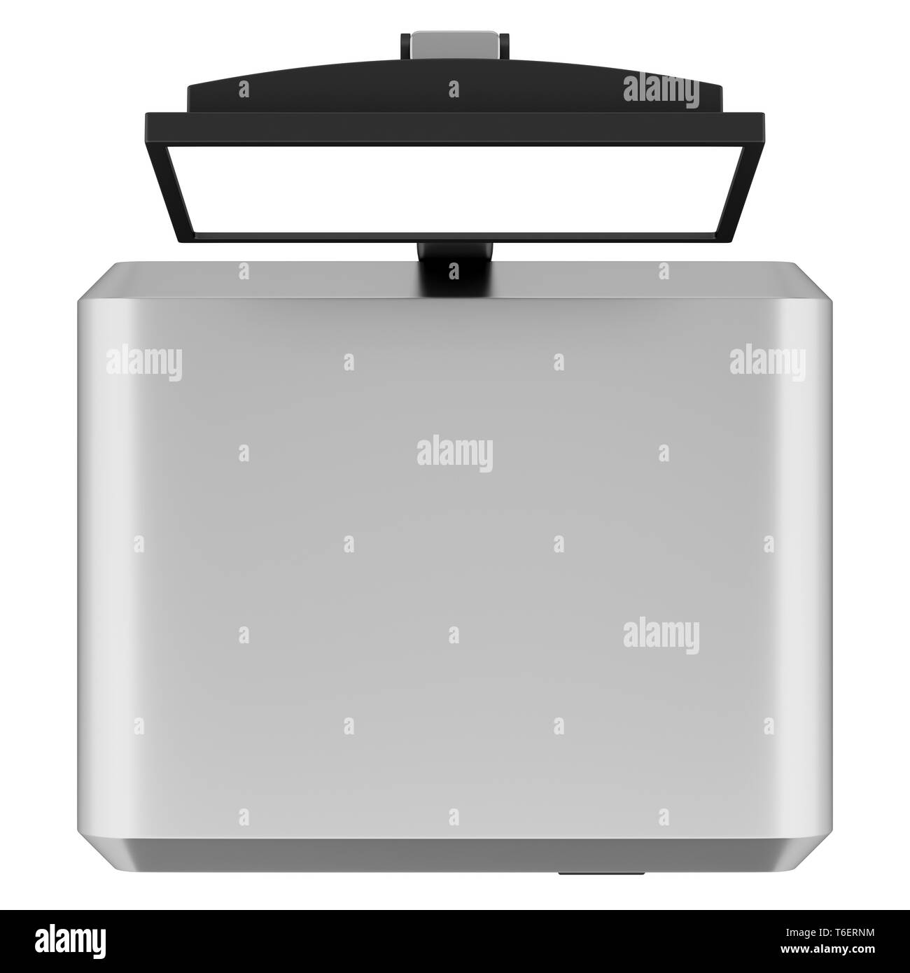 supermarket scale isolated on white background. top view Stock Photo ...