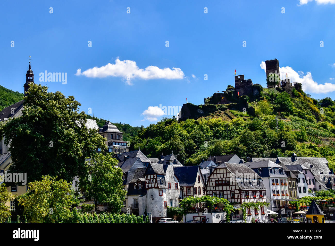 Old town beilstein mosel rhineland palatinate hi-res stock photography ...