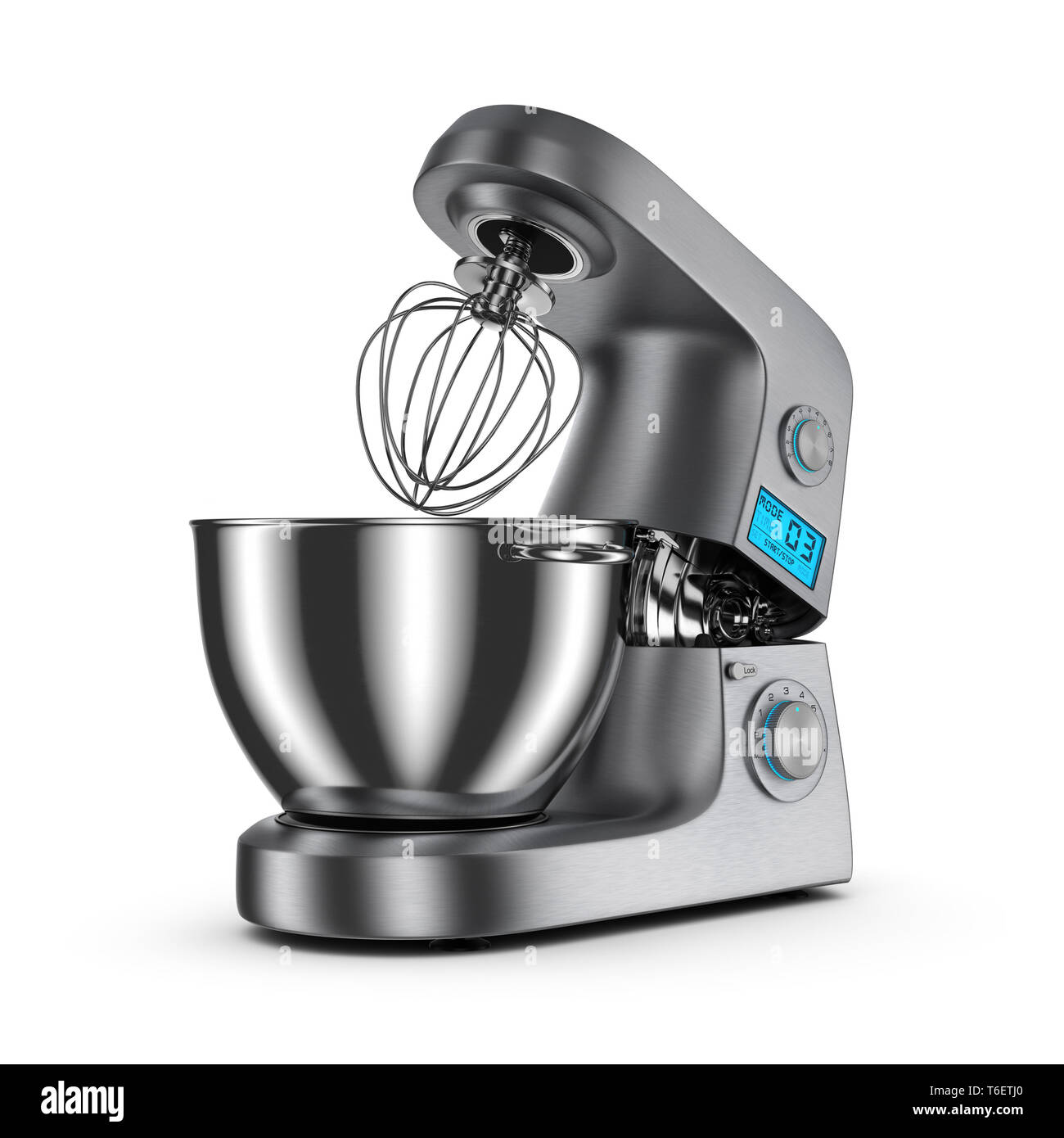 3D rendering food processor Stock Photo - Alamy