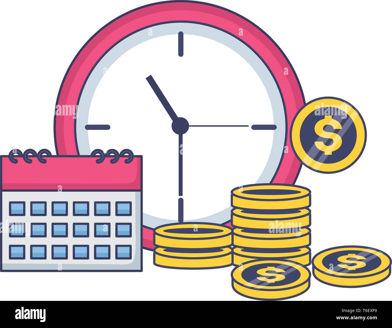 tax time payment Stock Vector Image & Art - Alamy