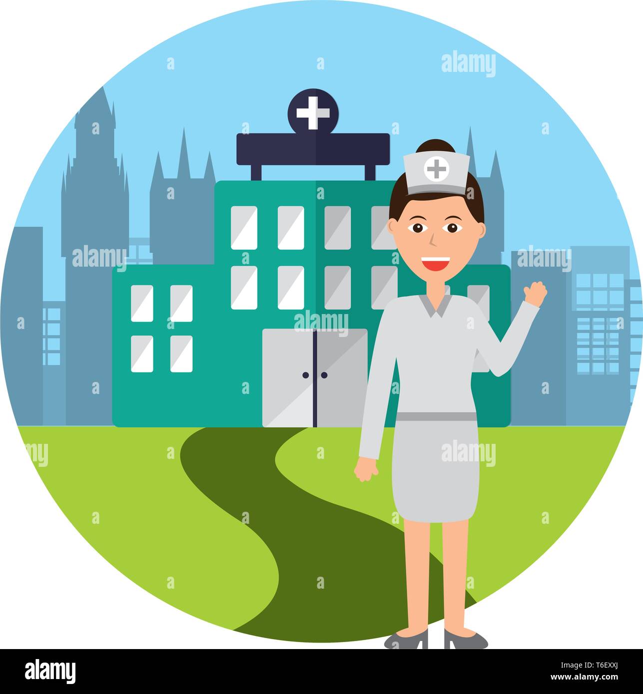 doctor female hospital Stock Vector Image & Art - Alamy