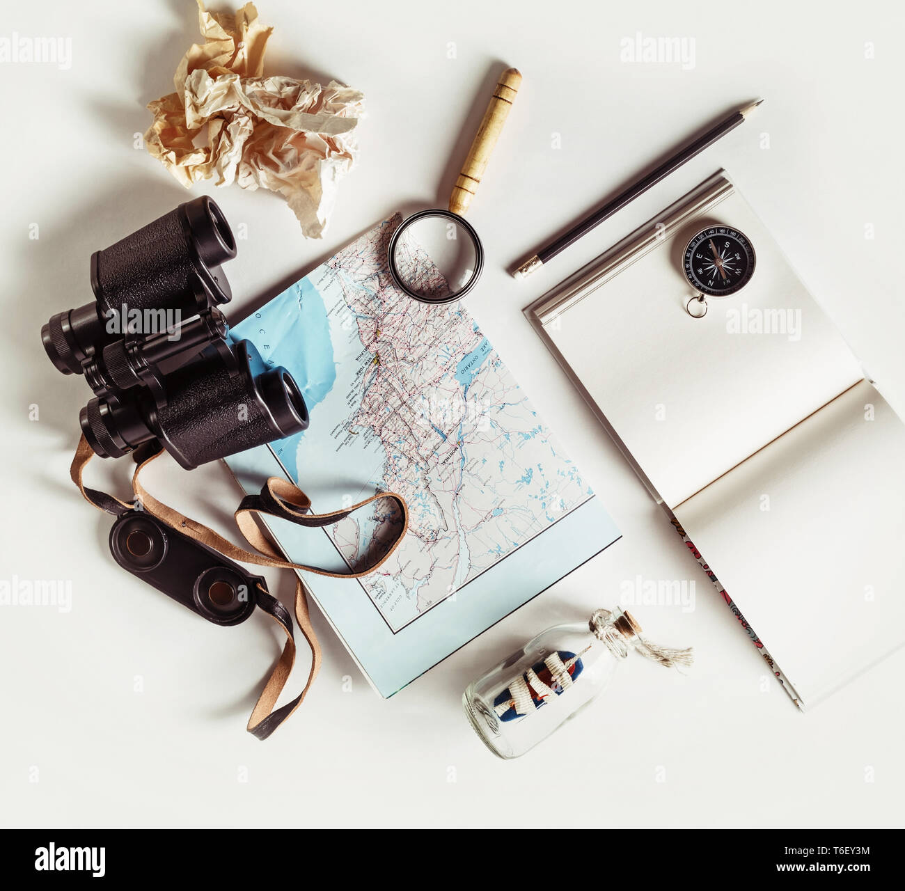 Travel plan background Stock Photo - Alamy