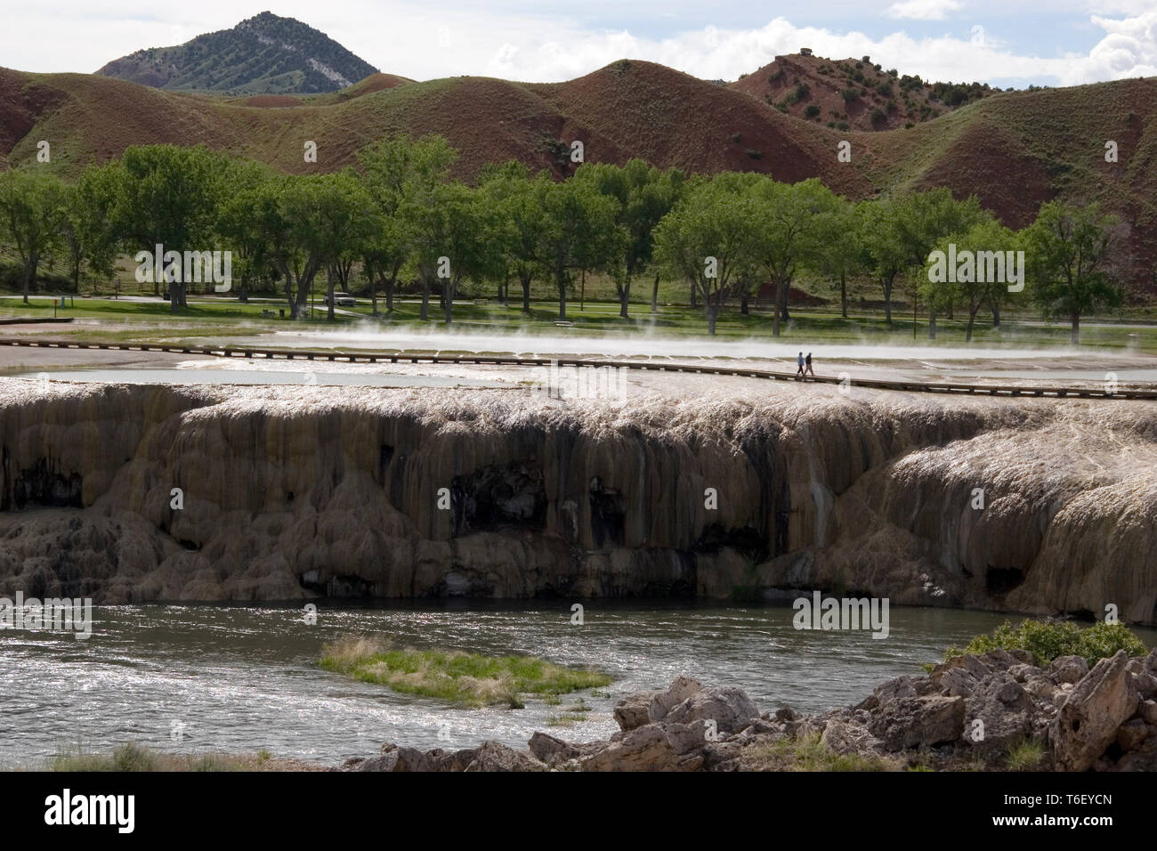 Mineral Hot Springs, Thermopolis, WY Stock Photo - Alamy