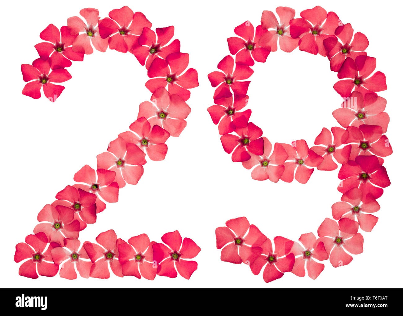 Happy birthday number 29 greeting Cut Out Stock Images & Pictures - Alamy