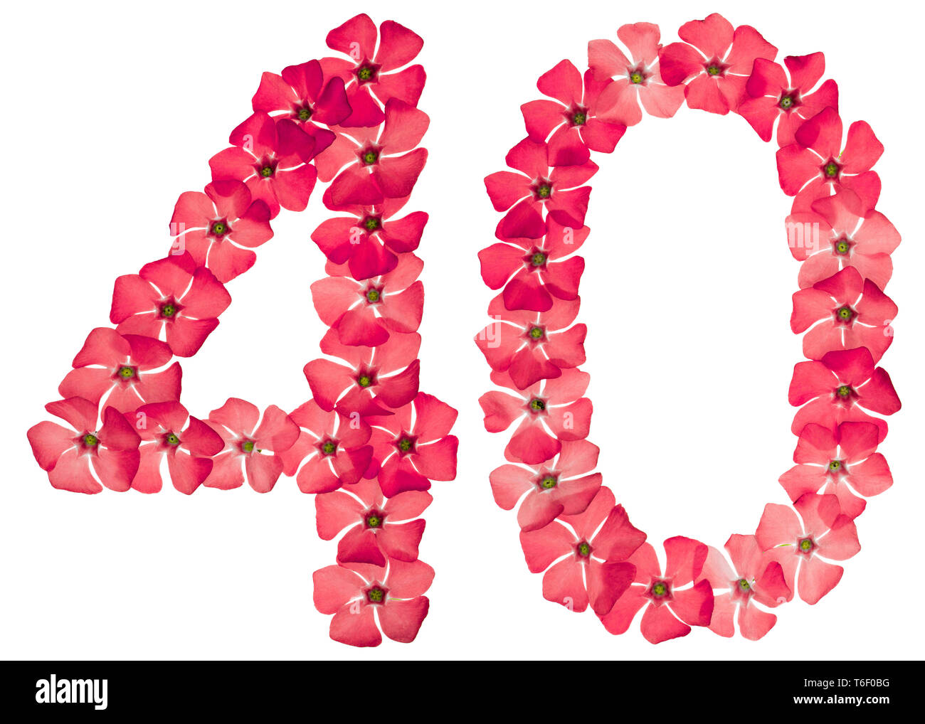 Happy birthday number 40 greeting Cut Out Stock Images & Pictures - Alamy