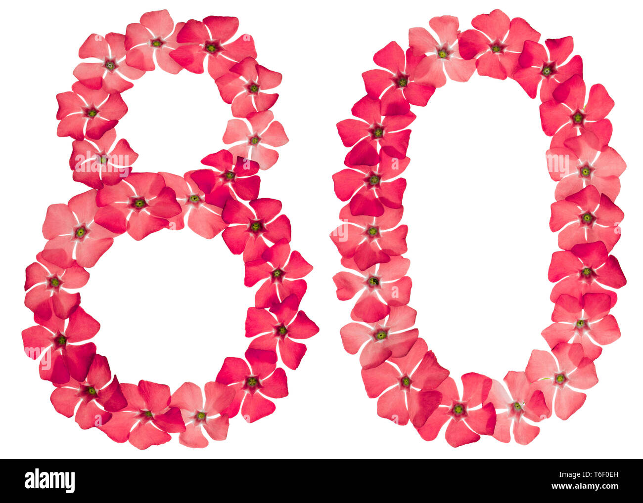Number 80 flowers hi-res stock photography and images - Alamy