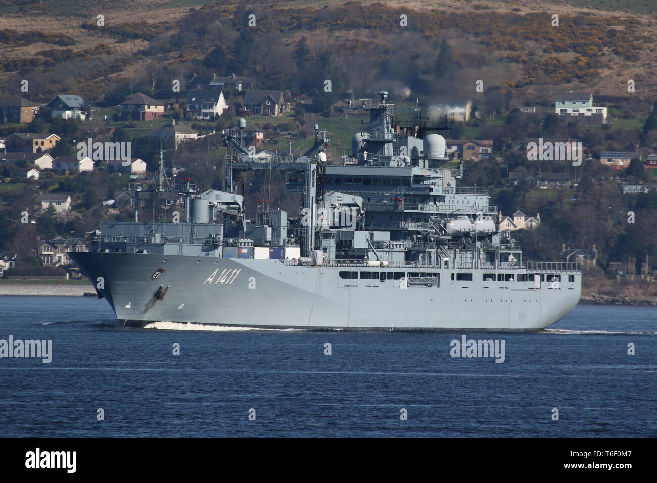 FGS Berlin (A1411), a Type 702 Berlin-class replenishment vessel ...