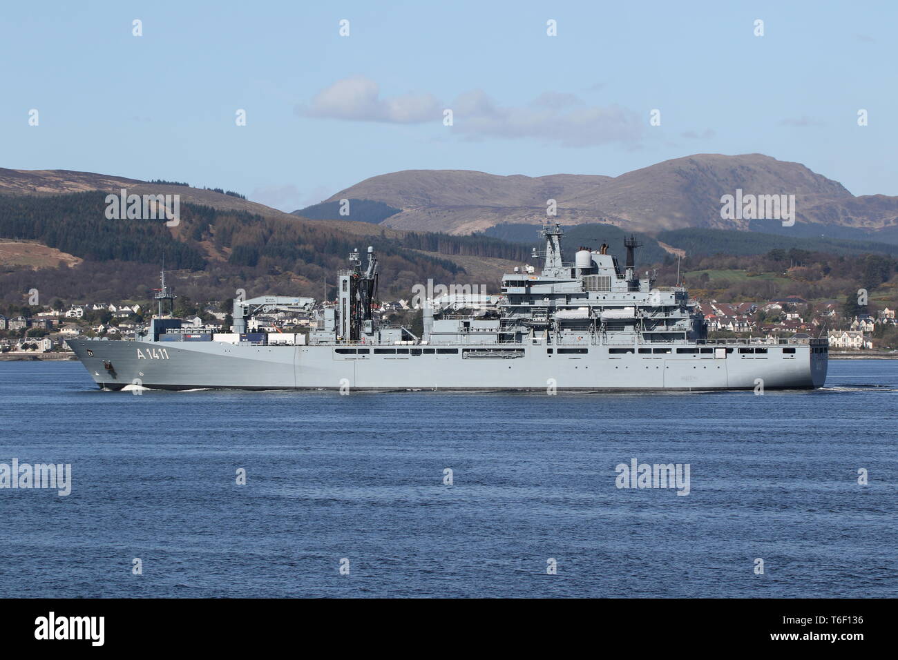FGS Berlin (A1411), a Type 702 Berlin-class replenishment vessel ...