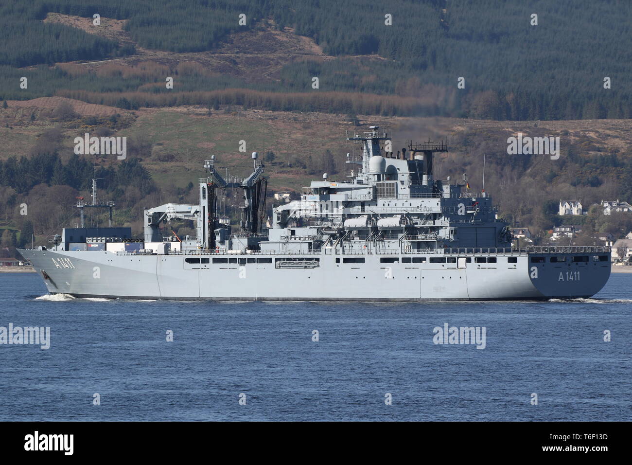 FGS Berlin (A1411), a Type 702 Berlin-class replenishment vessel ...