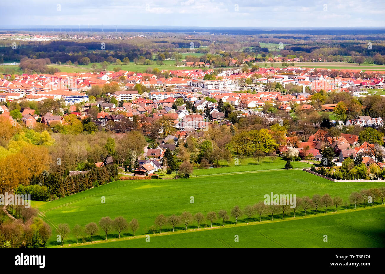 Art rural landscape. field and grass Stock Photo - Alamy