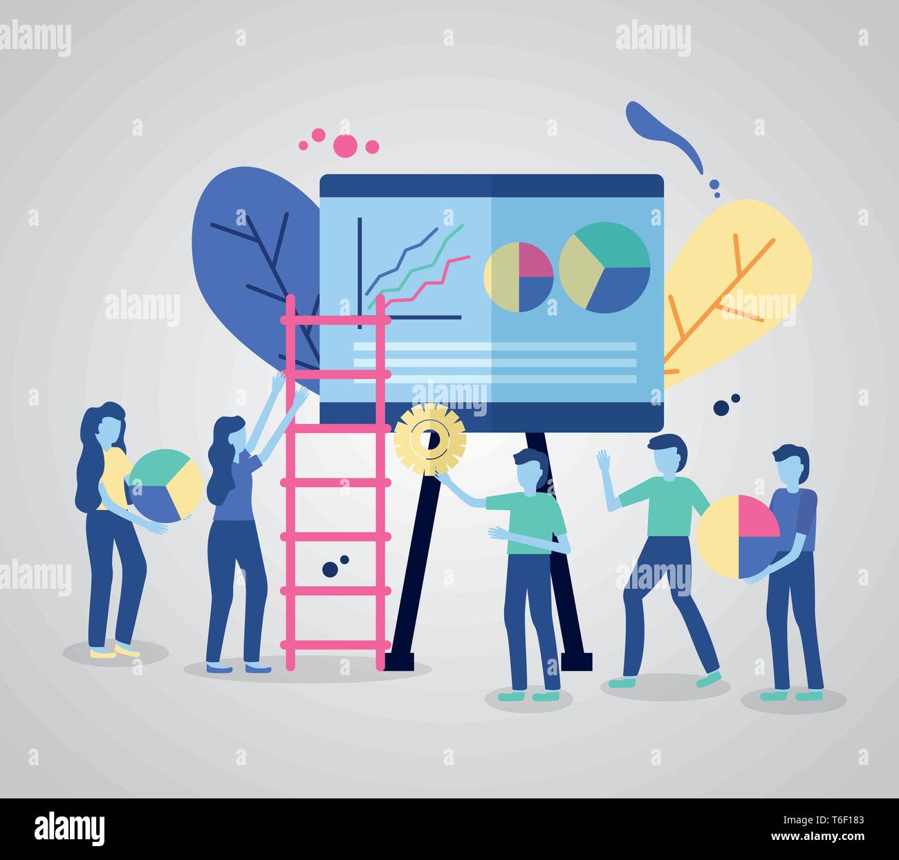 business people board Stock Vector Image & Art - Alamy