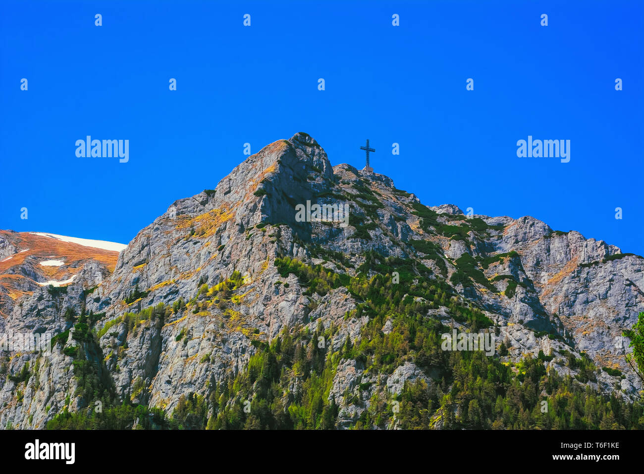 Caraiman Peak in the Bucegi Mountains Stock Photo - Alamy