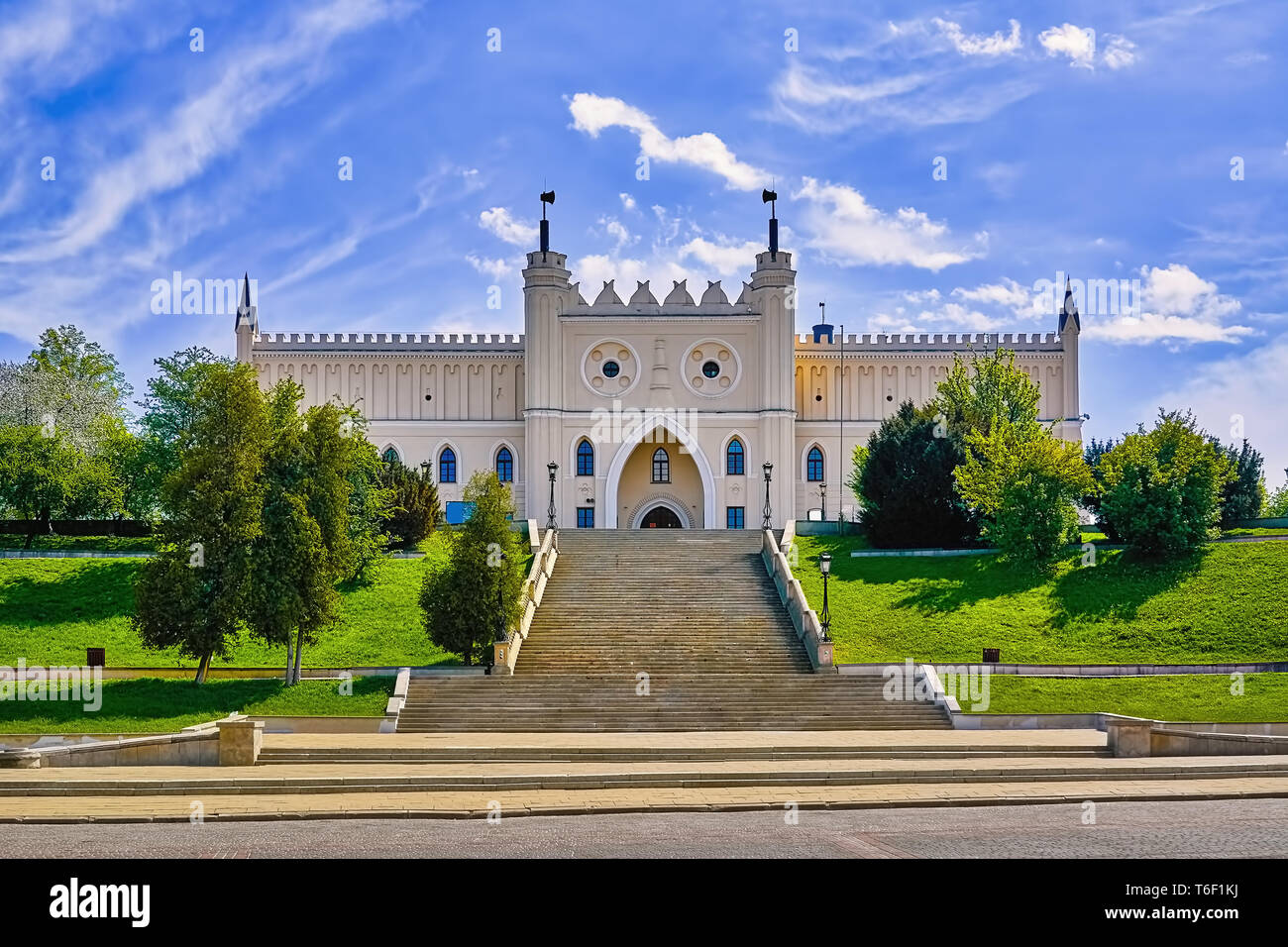 Main Entrance Gate of Lublin Castle Stock Photo - Alamy