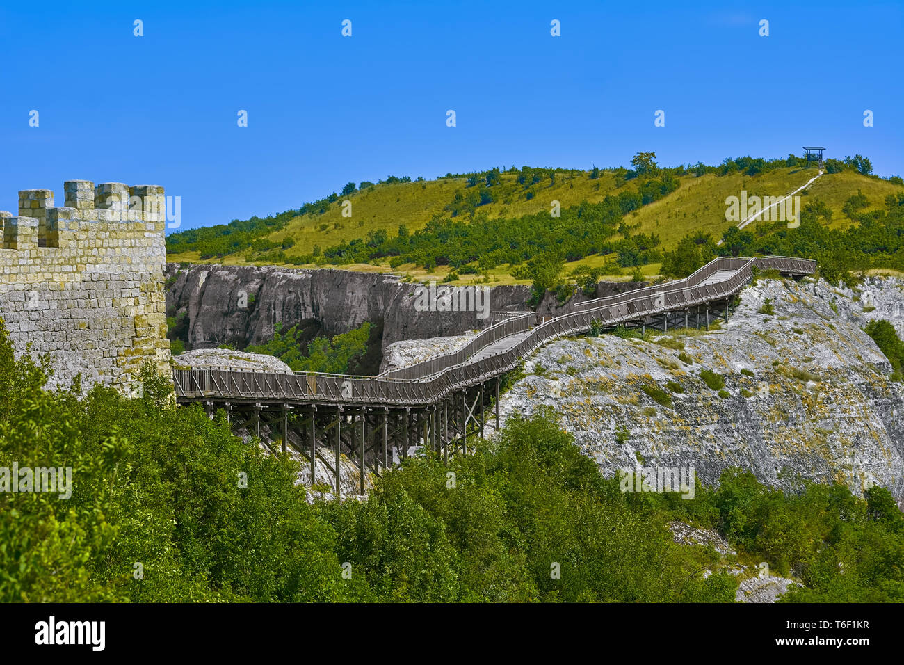 Defensive wooden fortification hi-res stock photography and images - Alamy