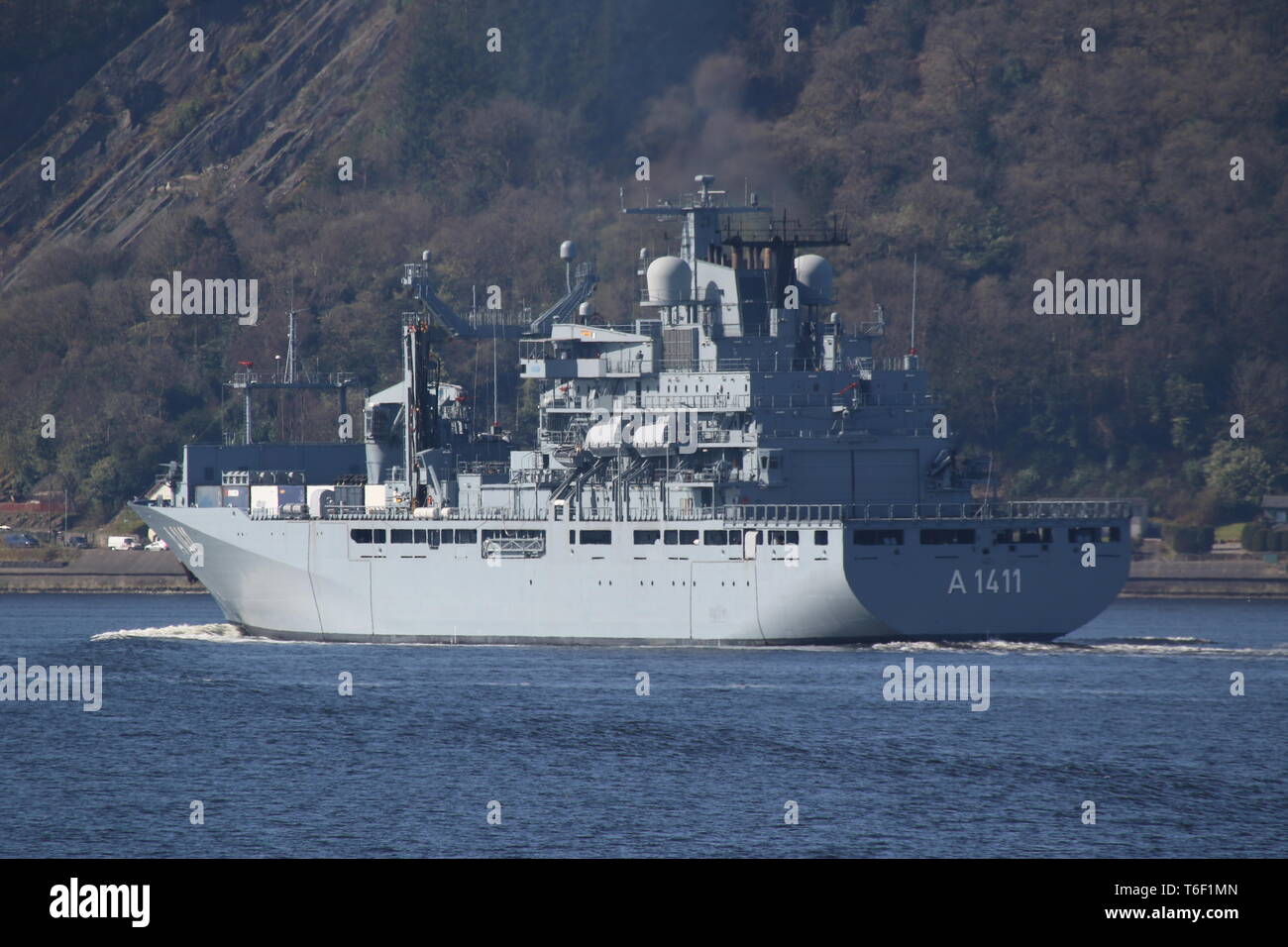 FGS Berlin (A1411), a Type 702 Berlin-class replenishment vessel ...