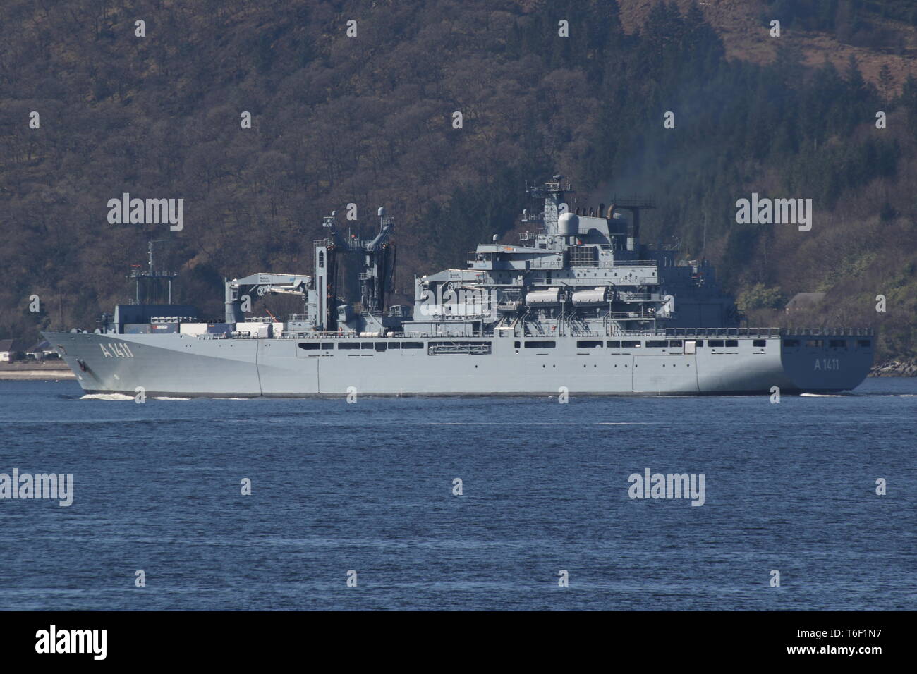 FGS Berlin (A1411), a Type 702 Berlin-class replenishment vessel ...