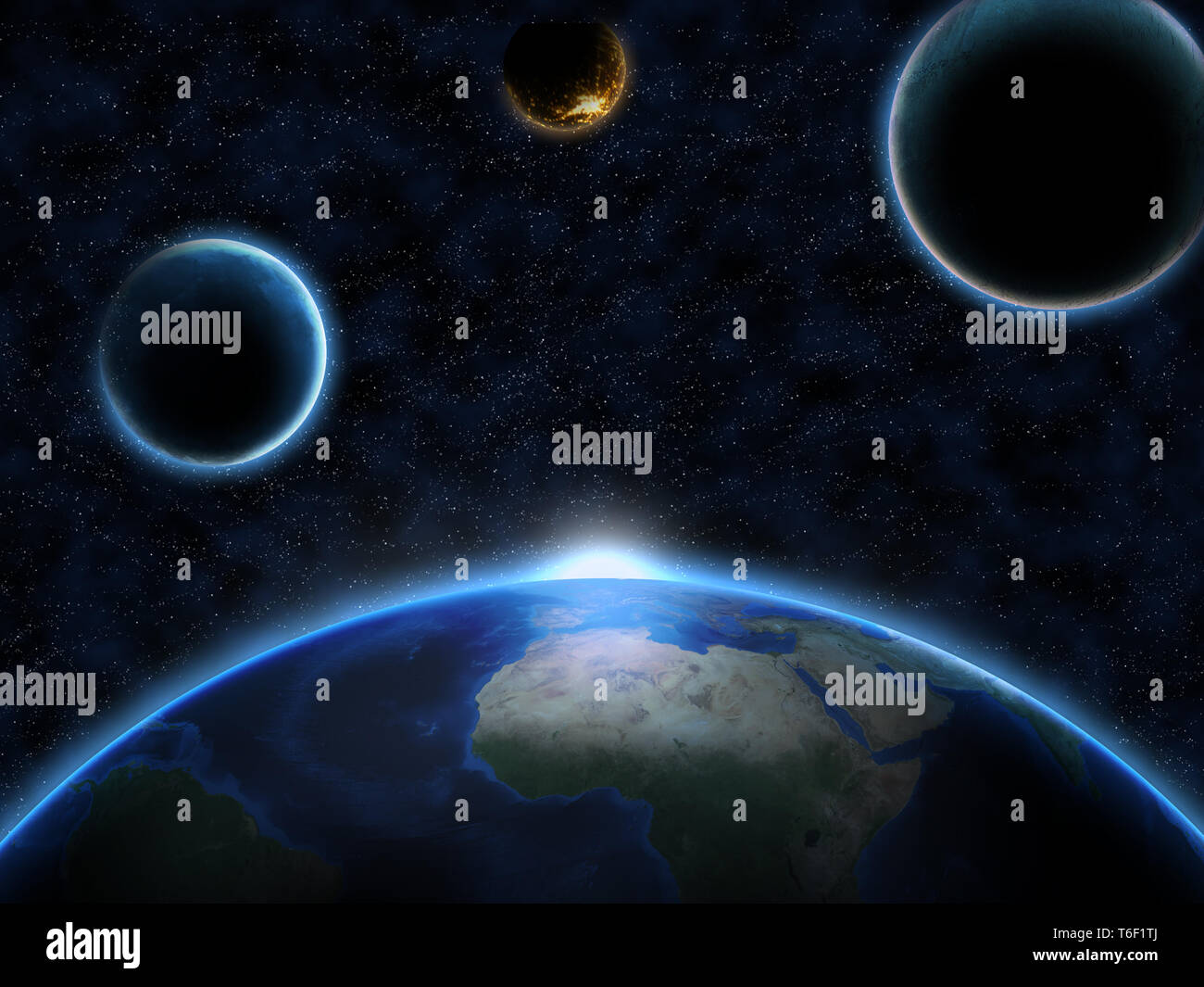 Universe from earth hi-res stock photography and images - Alamy