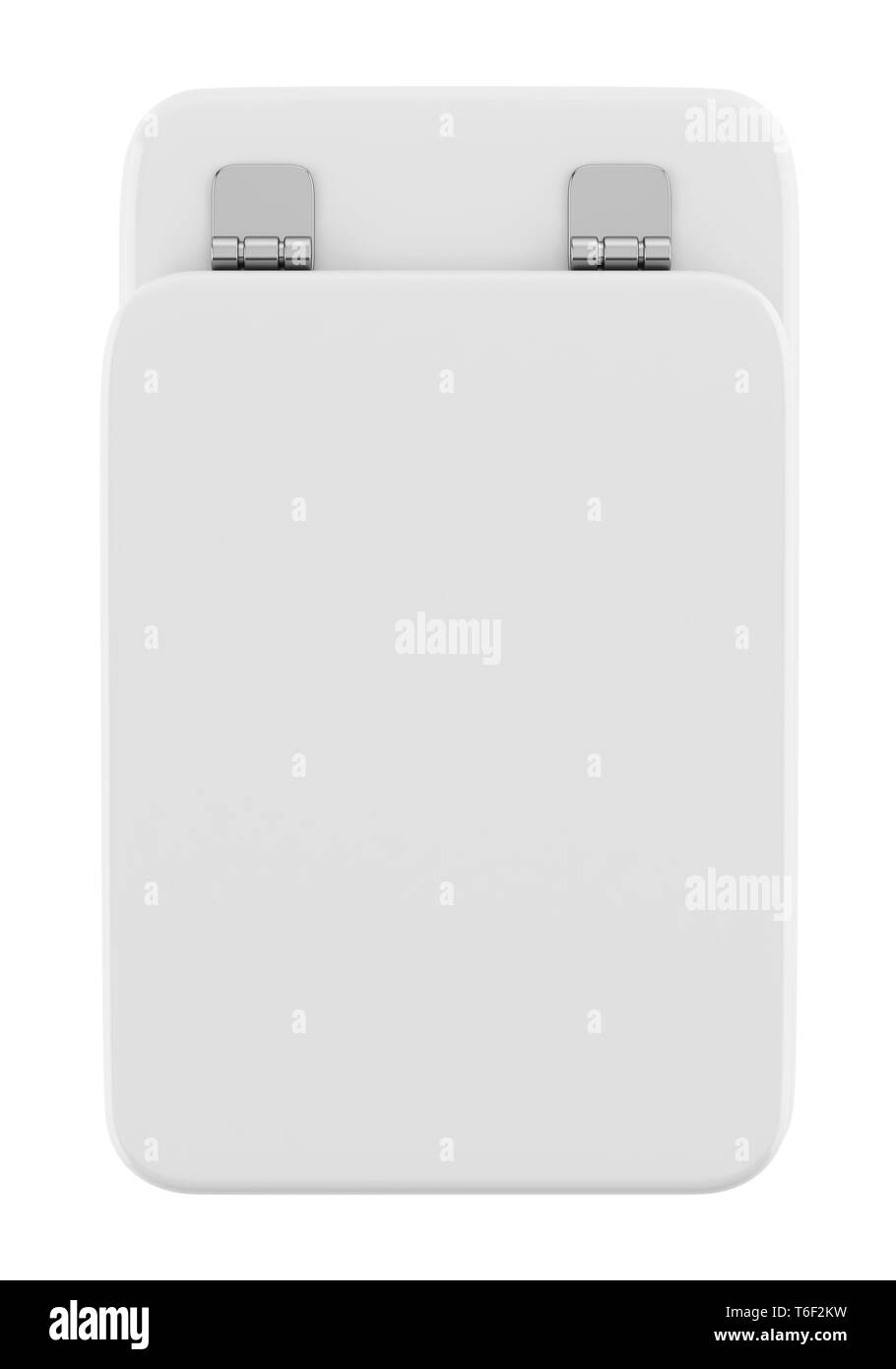 top view of modern toilet bowl isolated on white background Stock Photo ...