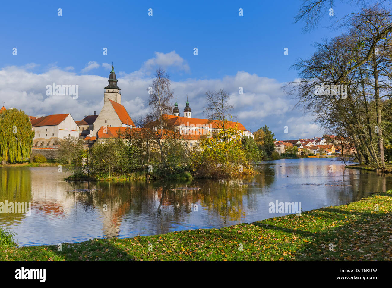 Telc castle in Czech Republic Stock Photo - Alamy
