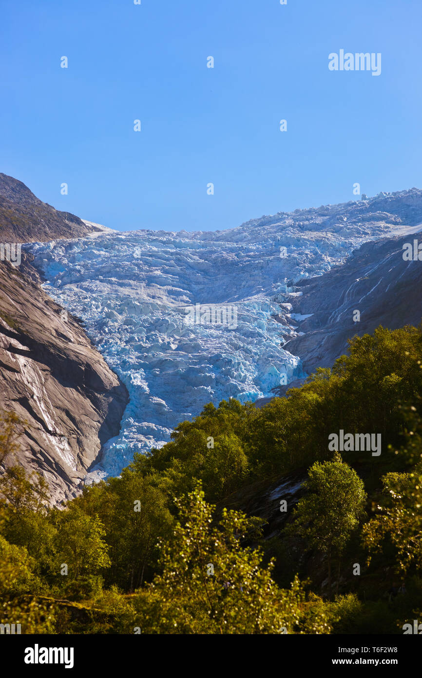 Bridge briksdal river hi-res stock photography and images - Alamy