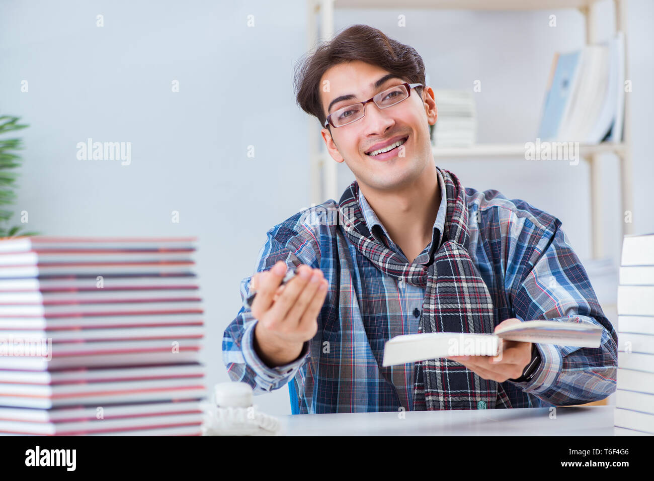 Male journalist book signing hi-res stock photography and images - Alamy