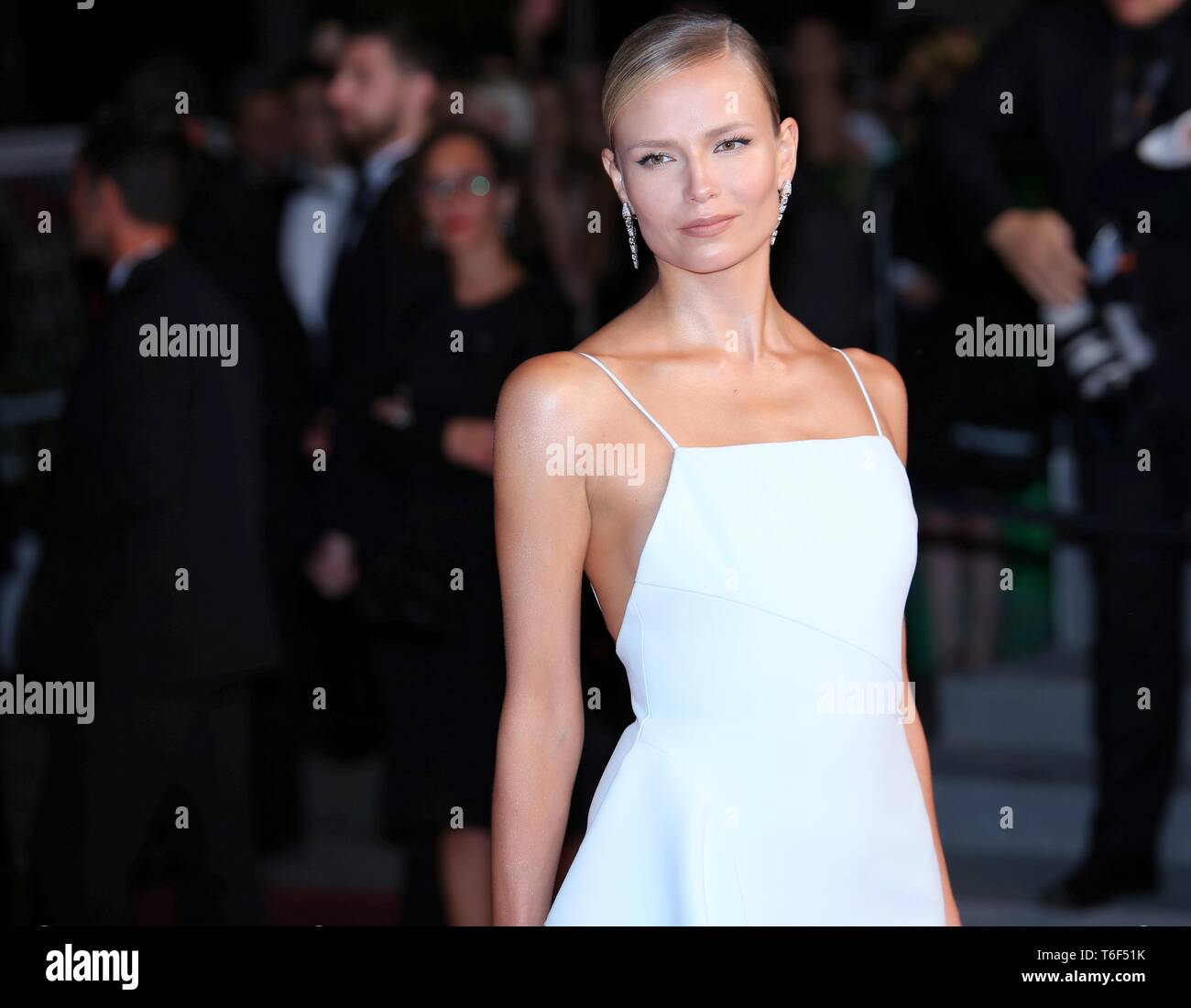 CANNES, FRANCE – MAY 26, 2017: Natasha Poly attends the screening of ...