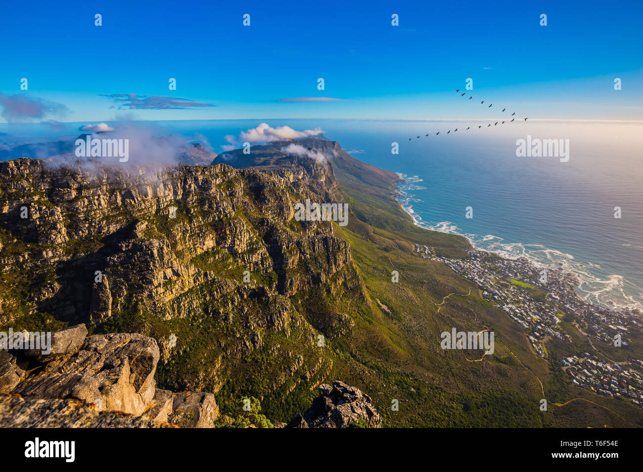 Top view of the Atlantic Stock Photo - Alamy