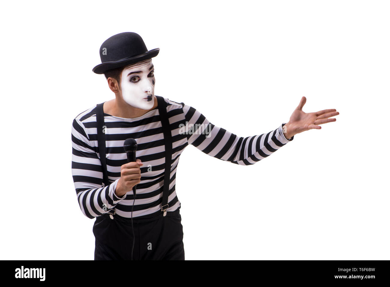 Musical actor singing Cut Out Stock Images & Pictures - Alamy