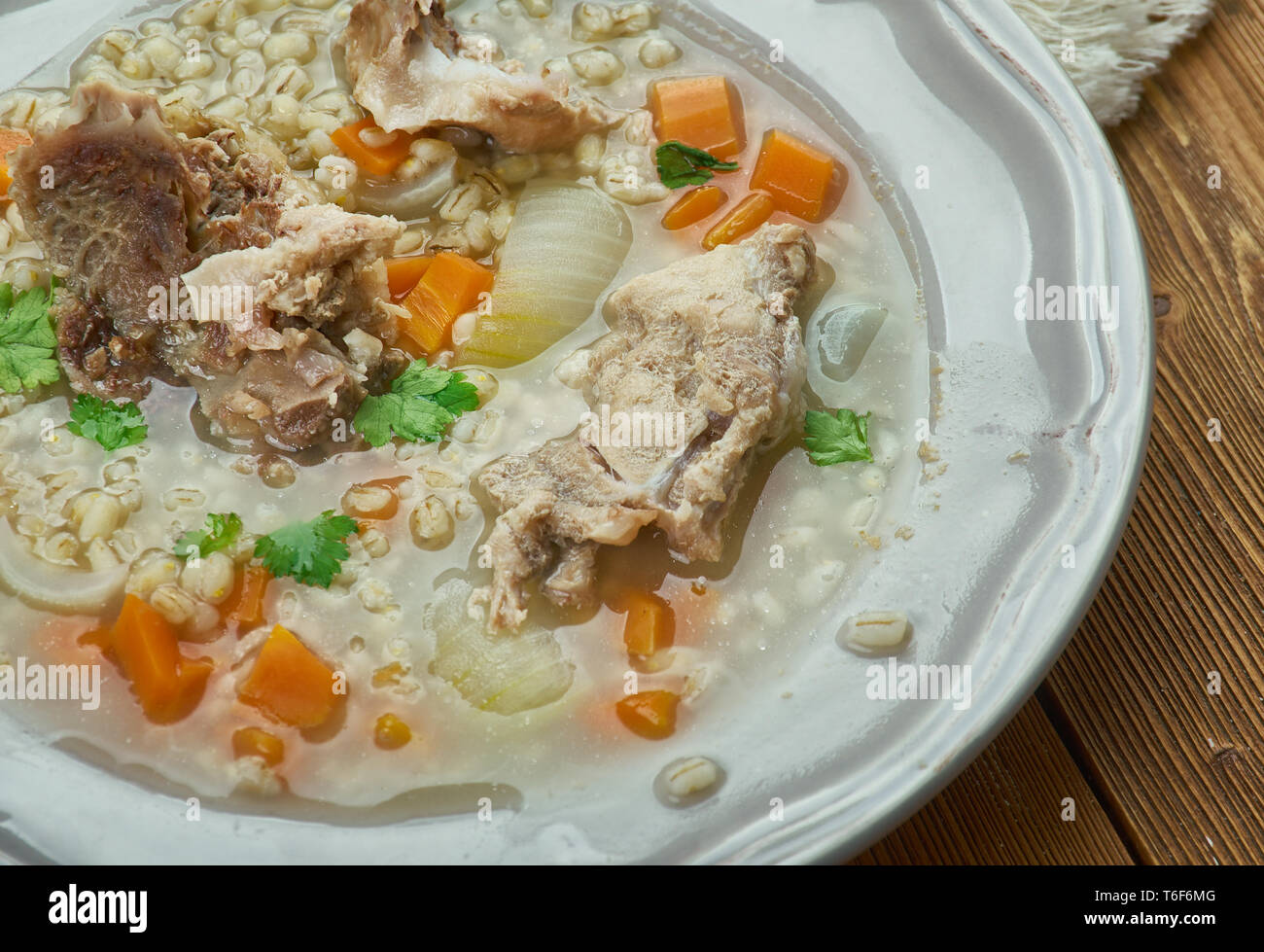 Amish Beef Barley Soup Stock Photo - Alamy