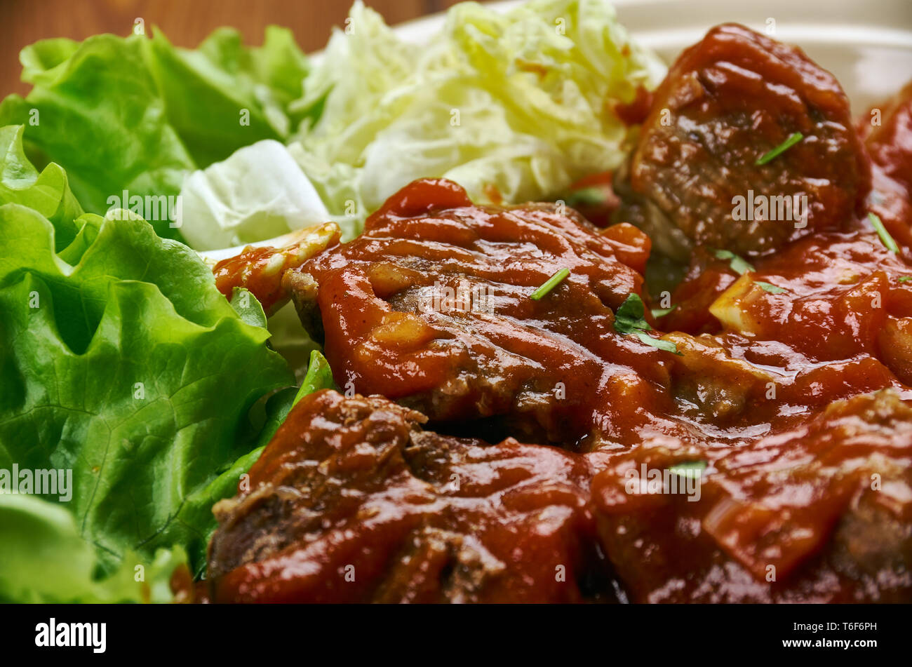 Traditional West African Beef Stew Stock Photo - Alamy
