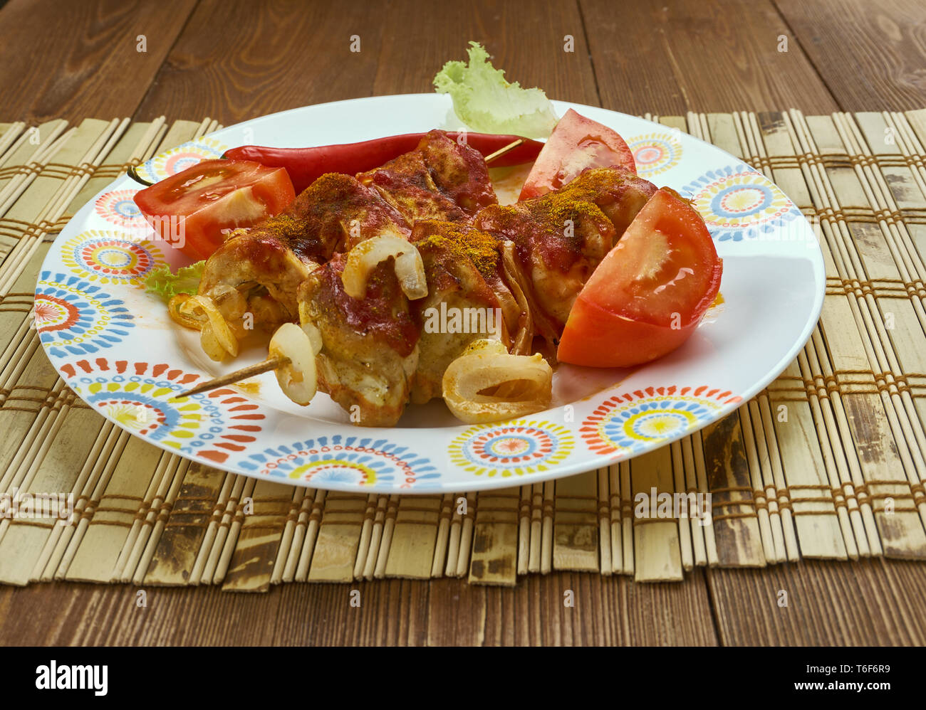 Tandoori Chaap Tikka Dry Stock Photo - Alamy
