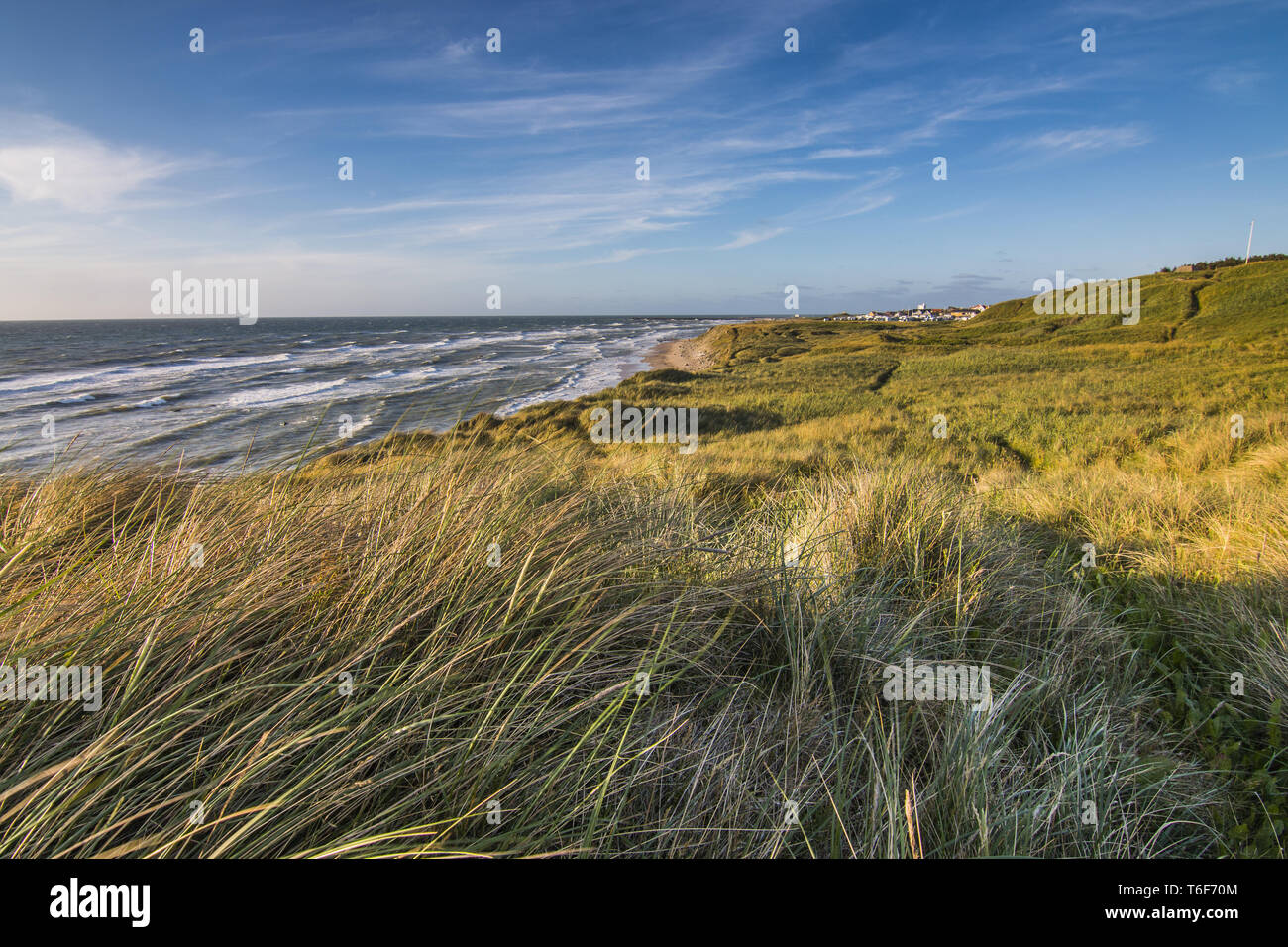 North sea beach with evening sky hi-res stock photography and images ...