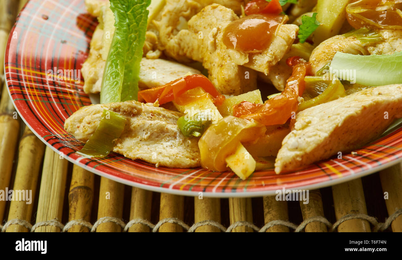 Szechuan Mala Chicken Stock Photo - Alamy